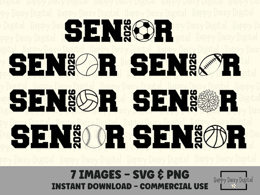 Senior 2026 Svg, Graduation Svg, Class of 2026 Svg, Senior Class 2026 ...