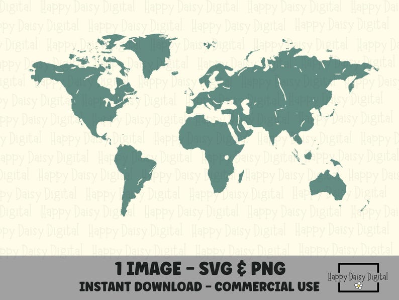World Map SVG, World Map PNG, World Map Clipart, World SVG, World Png ...