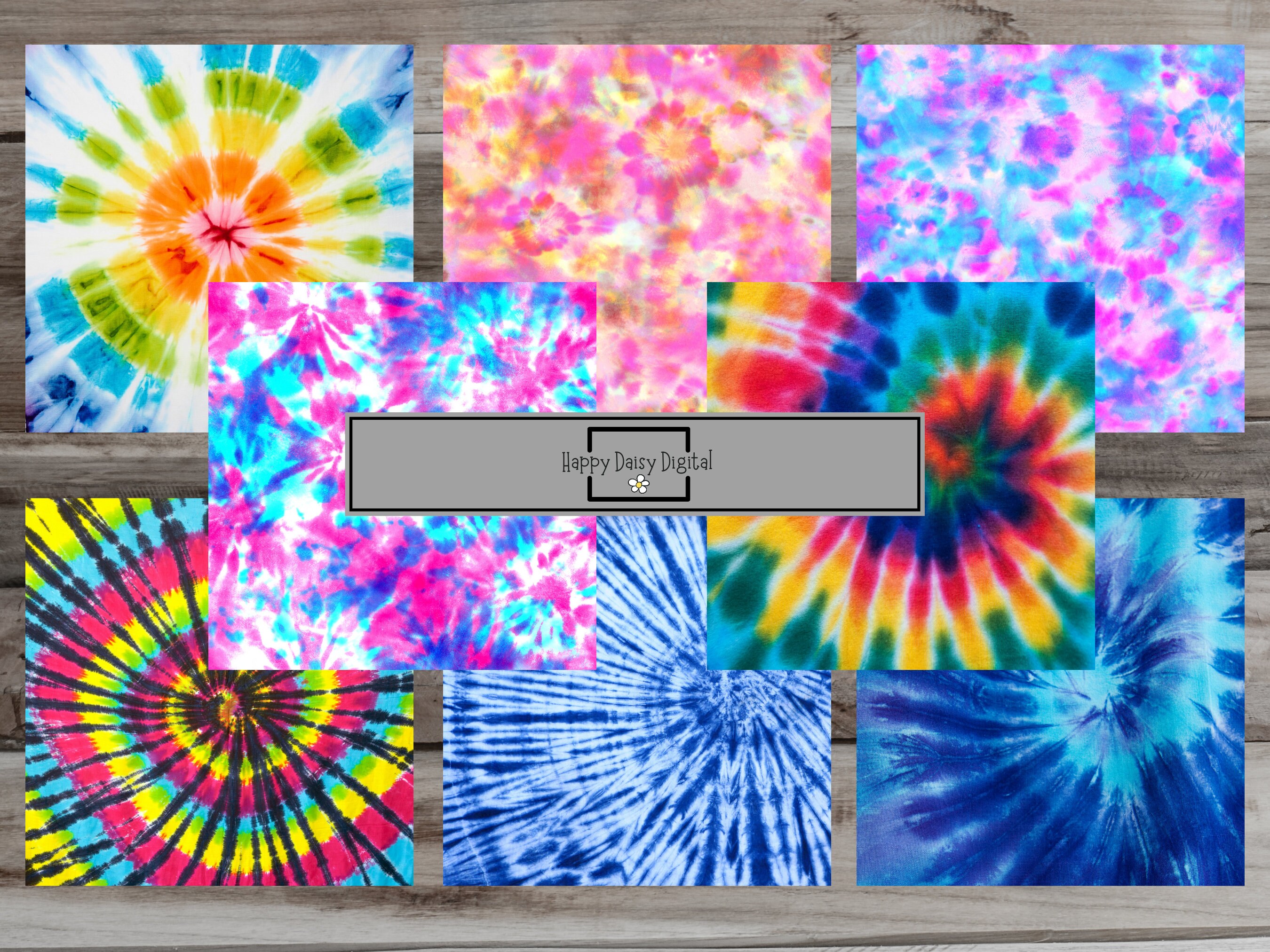 Tie Dye Digital Paper Digital Background Scrapbook Paper - Etsy