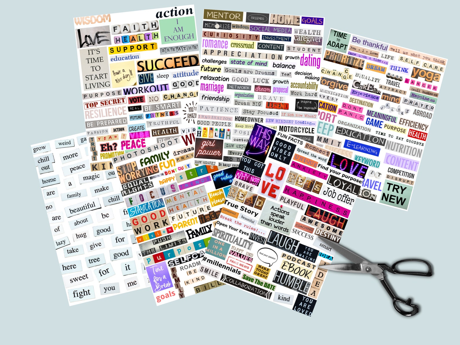 2024 Vision Board Kit Ultimate Vision Board Vision Board Bundle Dream ...