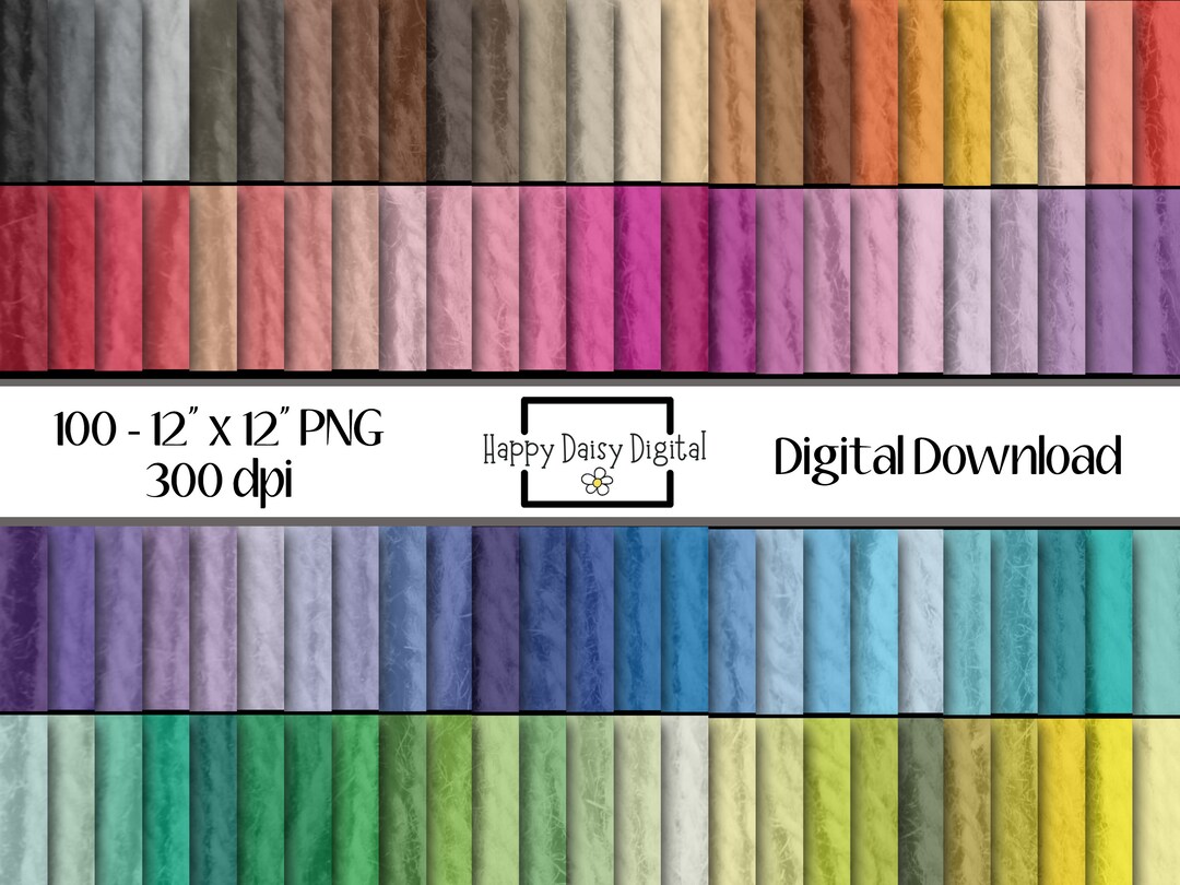 100 Colors Yarn Strings Texture Digital Paper, Digital Backdrop ...