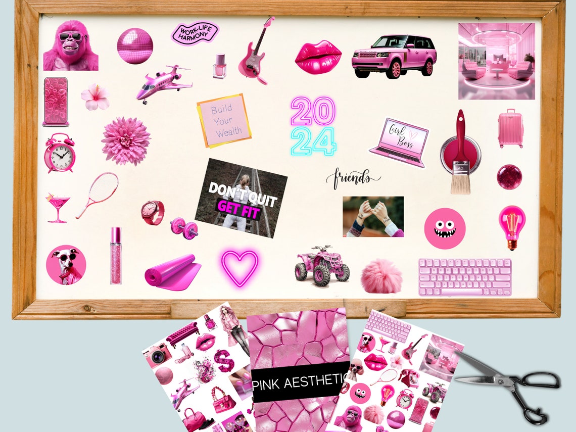 2024 Vision Board Kit Ultimate Vision Board Vision Board Bundle Dream ...