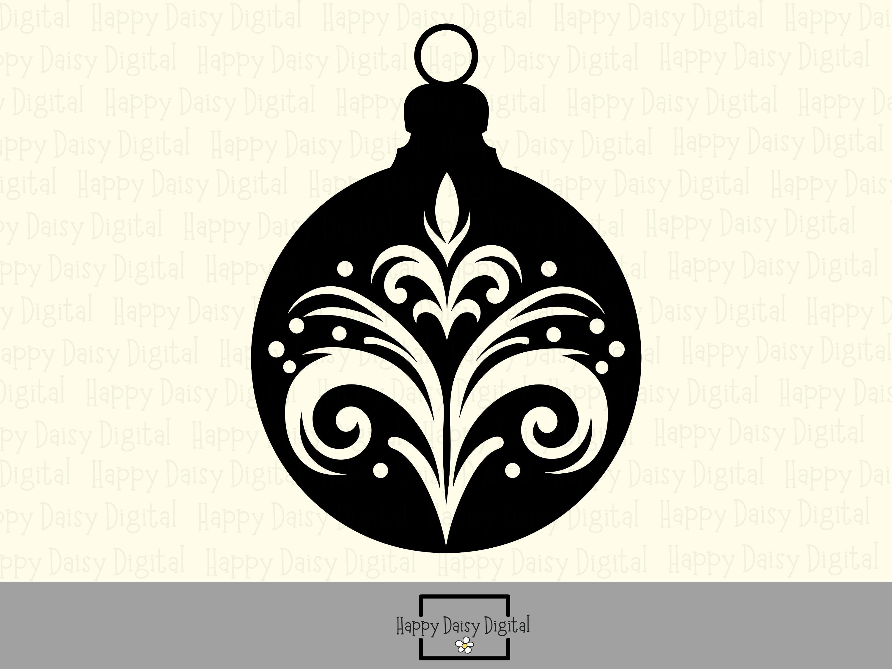 Ornament SVG, Ornament PNG, Christmas Ornament PNG, Christmas Ornament ...