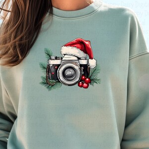 Christmas Camera PNG Photography Shirt Design Photographer Gift ...