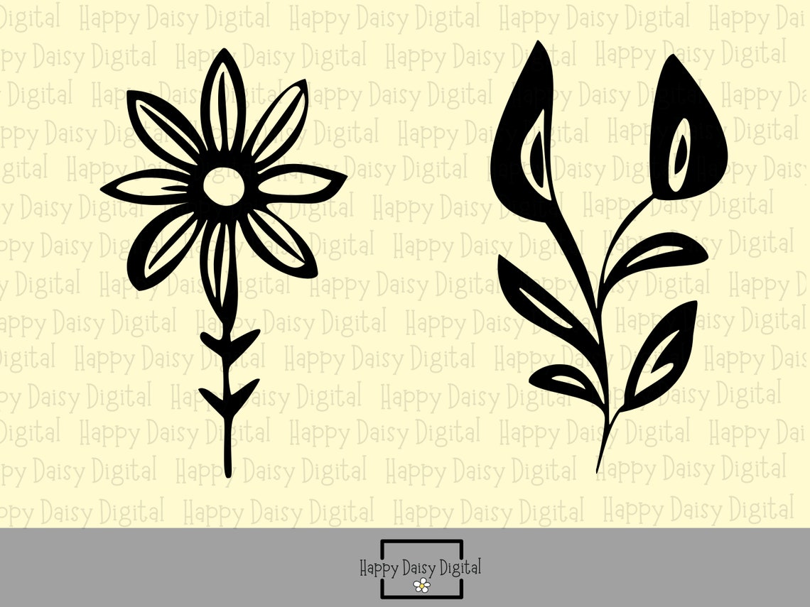 Flower SVG, Flower PNG, Flowers Clipart, Floral Svg, Flower Vector ...