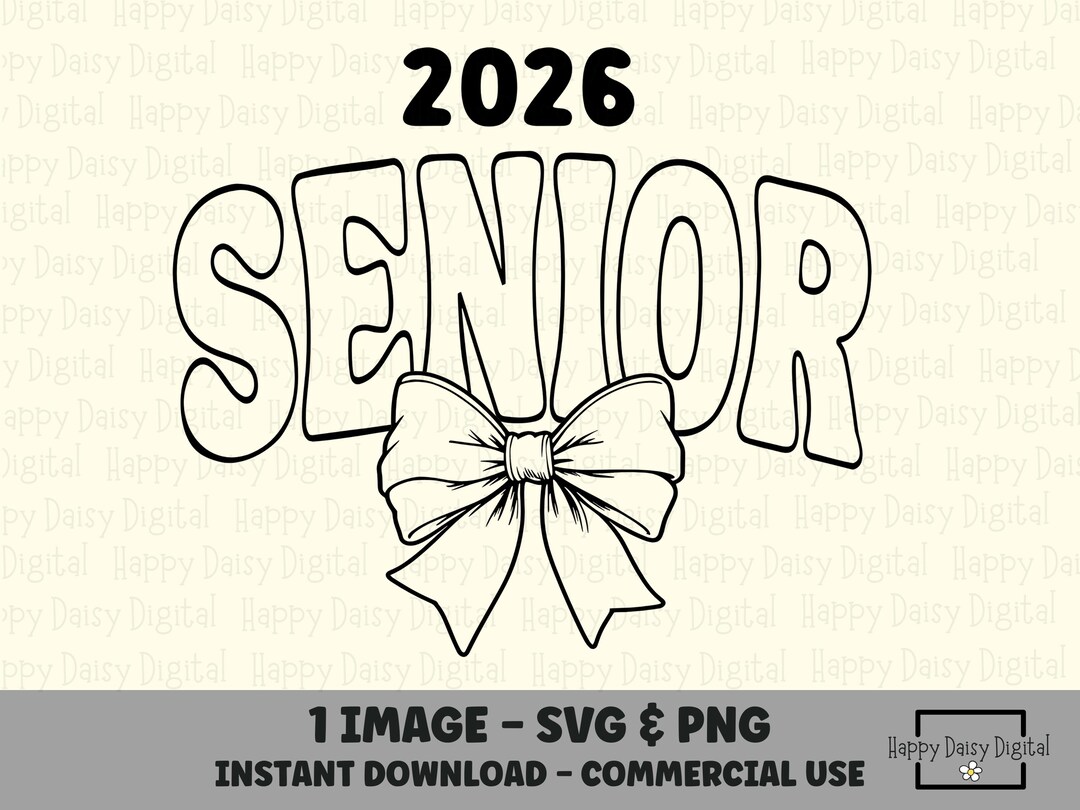 Senior 2026 Svg, Graduation Svg, Class of 2026 Svg, Senior Class 2026 ...
