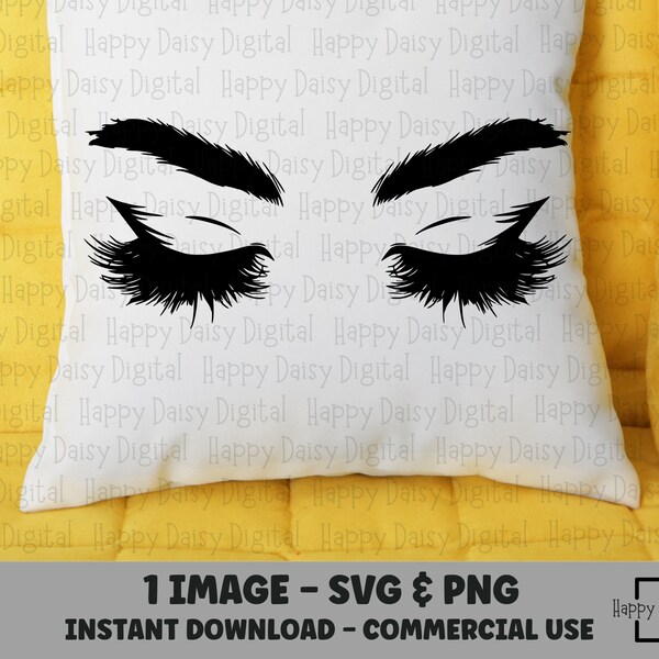 Lashes Svg - Etsy
