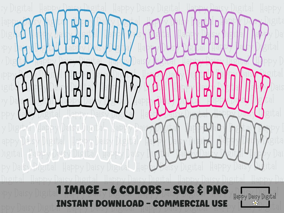 Homebody SVG, Homebody PNG, Homebody Clipart, Homebody Vector ...