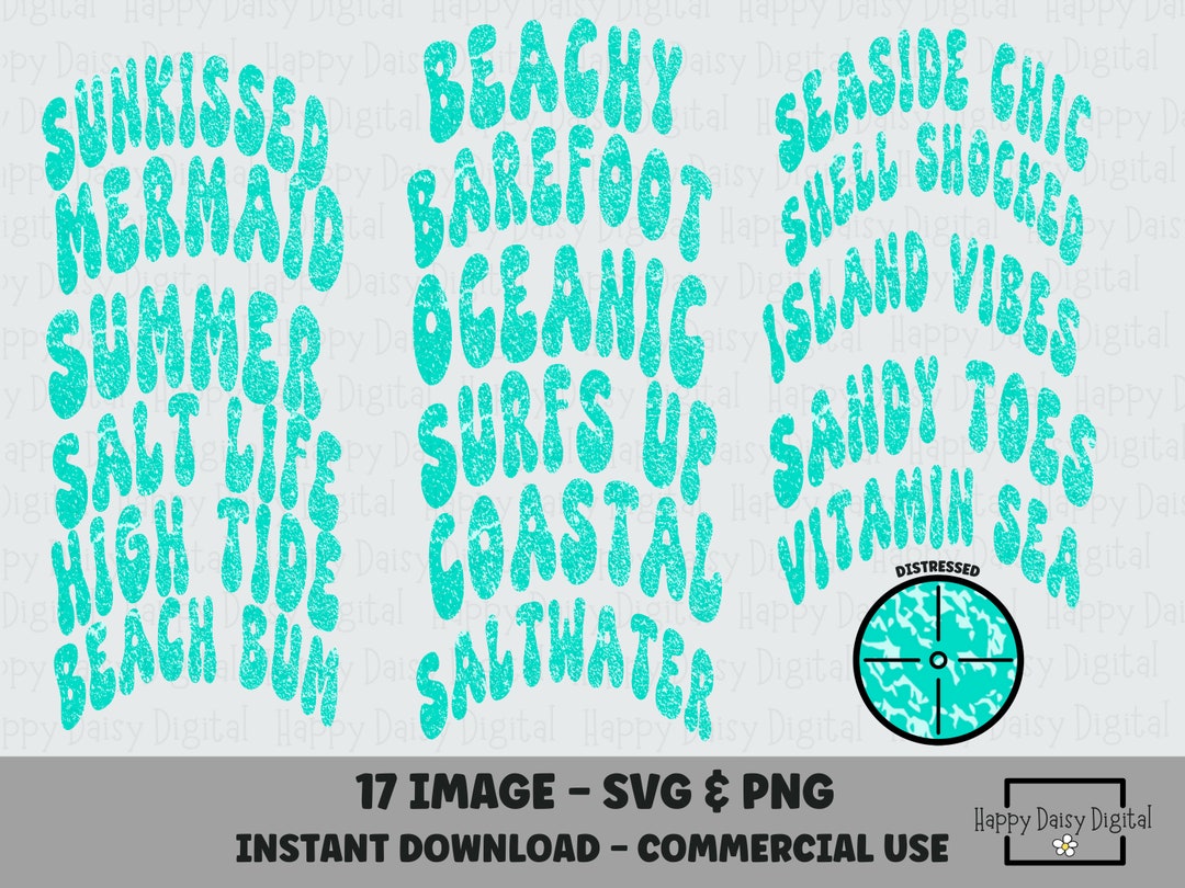 Beach SVG Bundle Beach PNG Bundle, Summer Vibes PNG, Vacation Svg ...