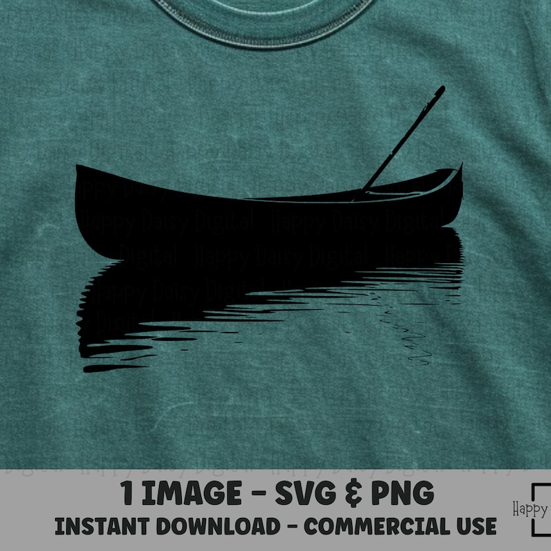 Canoe Svg - Etsy