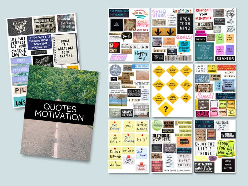 Vision Board Kit - Ultimate Vision Board - Vision Board Bundle - Dream ...