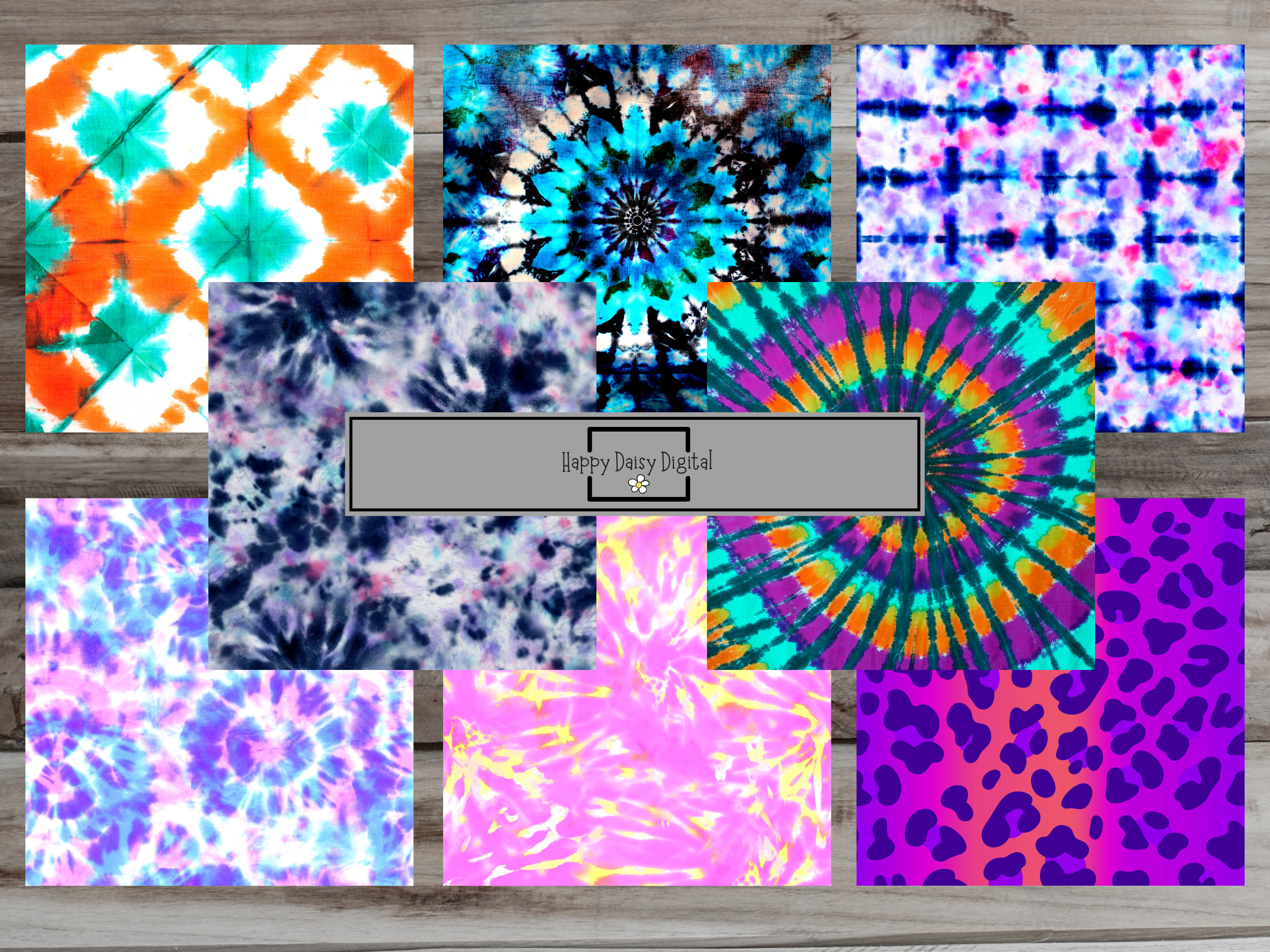 Tie Dye Digital Paper Digital Background Scrapbook Paper - Etsy