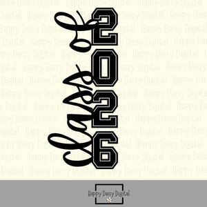 Senior 2026 Svg, Graduation Svg, Class of 2026 Svg, Senior Class 2026 ...