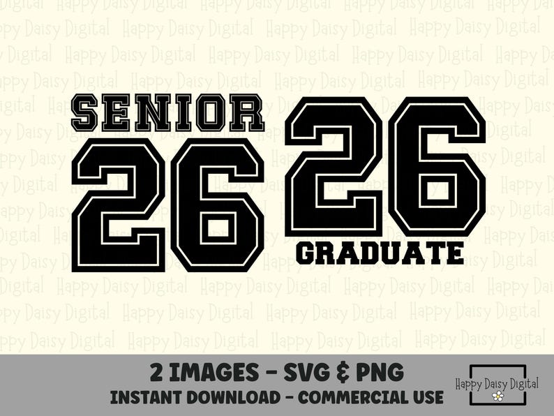 Senior 2026 Svg, Graduation Svg, Class of 2026 Svg, Senior Class 2026 ...