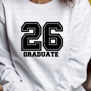 Senior 2026 Svg, Graduation Svg, Class of 2026 Svg, Senior Class 2026 ...