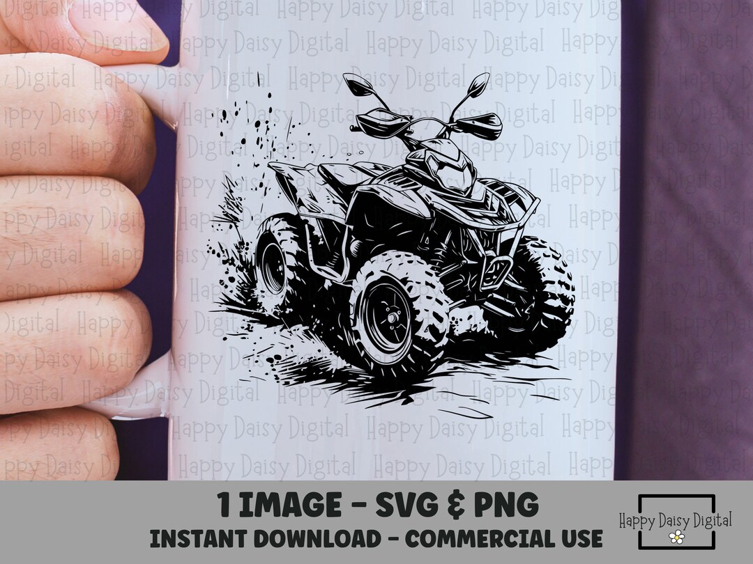 ATV SVG, ATV Png, Atv Clipart, 4 Wheeler Svg, 4 Wheeler Png, 4 Wheeler ...