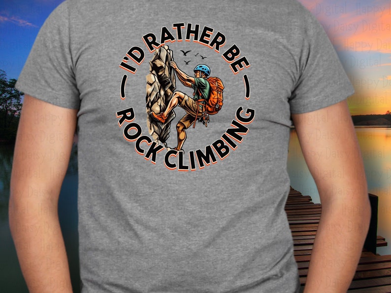 I'd Rather Be Rock Climbing PNG, Hiker PNG, Rock Climber PNG, Climbing Clipart, Climber Png ...