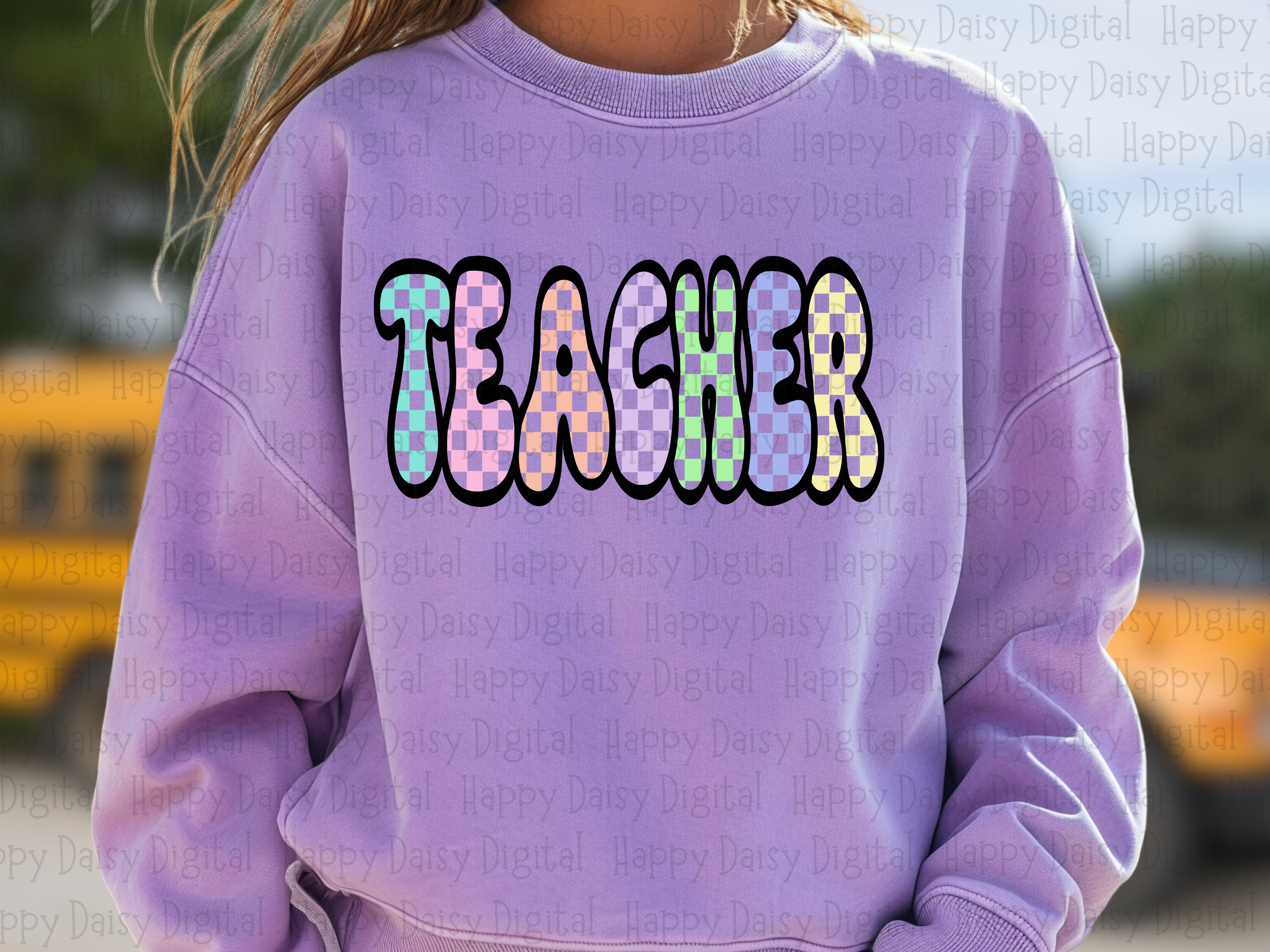 Pastel Checkerboard Teacher SVG, Checkerboard Teacher PNG, Teacher Png ...