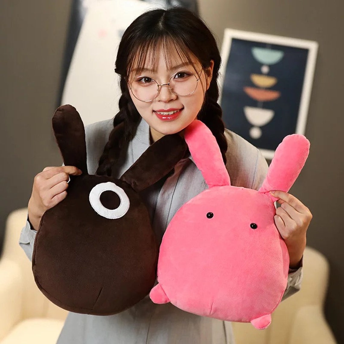 Hanakο Mokke Plush 40cm TBHK Plush Anime Gift | Etsy Australia