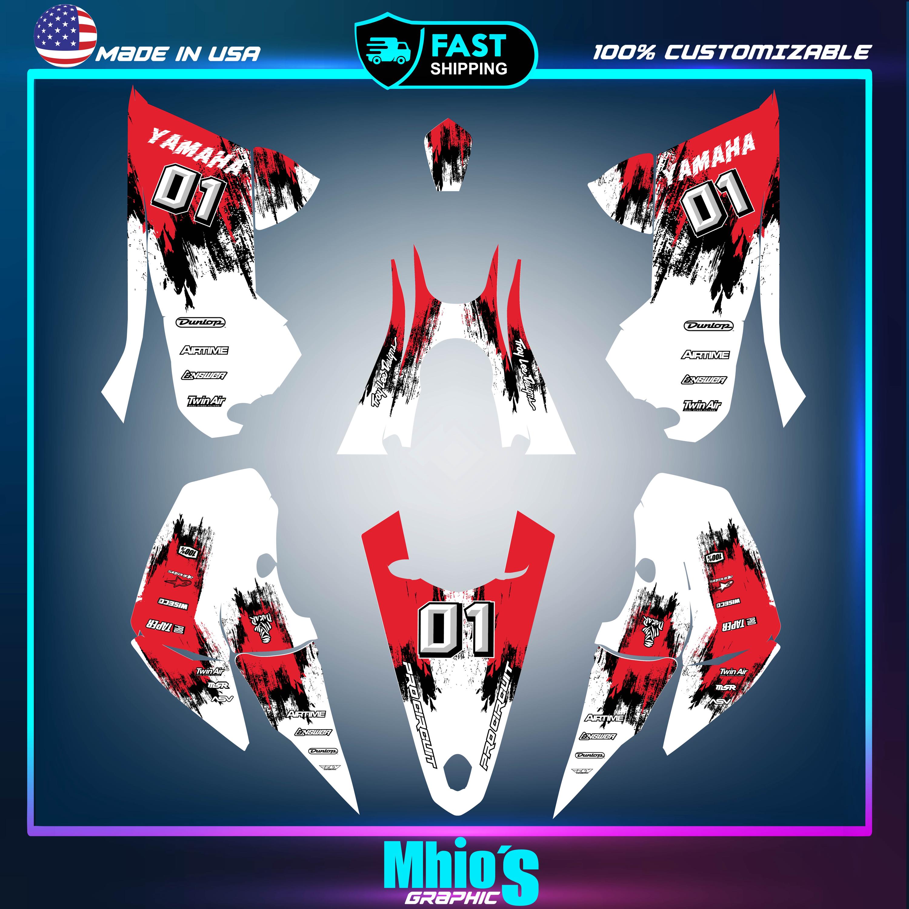 YAMAHA YFZ 450R Full Graphics Kit 2014-2025 | Yamaha YFZ 450R Decals ...