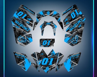 Suzuki LTR 450 ATV Stickers | Suzuki LTR 450atv Full Graphics Kit 2006 ...