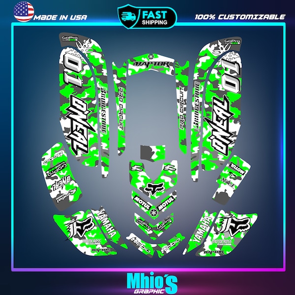 Yamaha Raptor 660 Stickers - Etsy