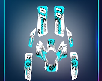 Yamaha Warrior 350 Full Graphics Kit Yamaha Warrior 350 Decals Stickers ...