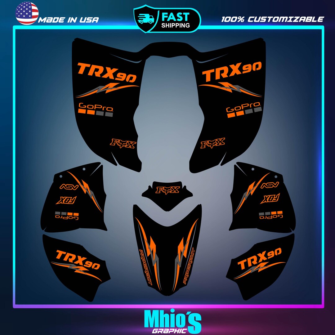 Graphics Kit for HONDA TRX90 TRX 90 (2006 2007 2008 2012 2017-2023 ...