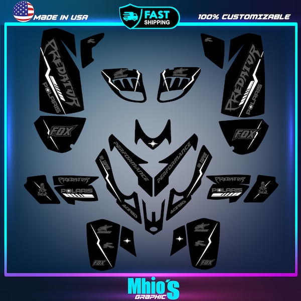 Yamaha Raptor 700R Quad ATV Graphic Kit 2013-2023 YAMAHA RAPTOR 700 ...