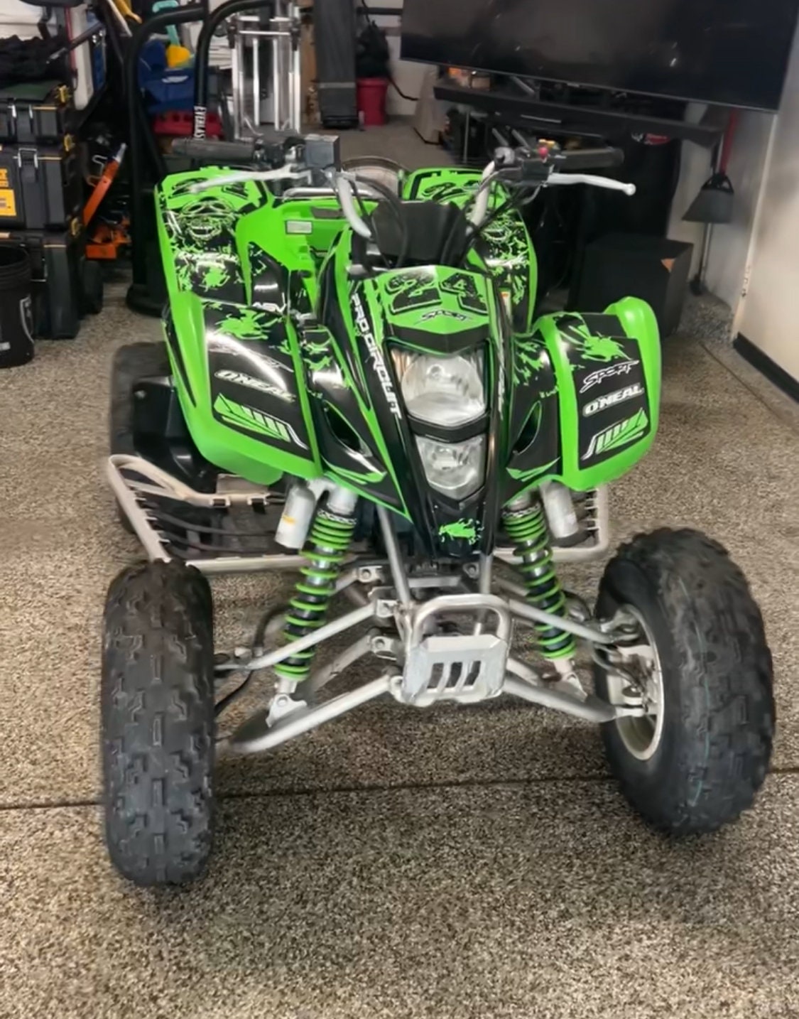 LTZ 400 Suzuki Wrap Graphics Stickers Kit Decals Atv Quad 2003-2008 Kfx ...