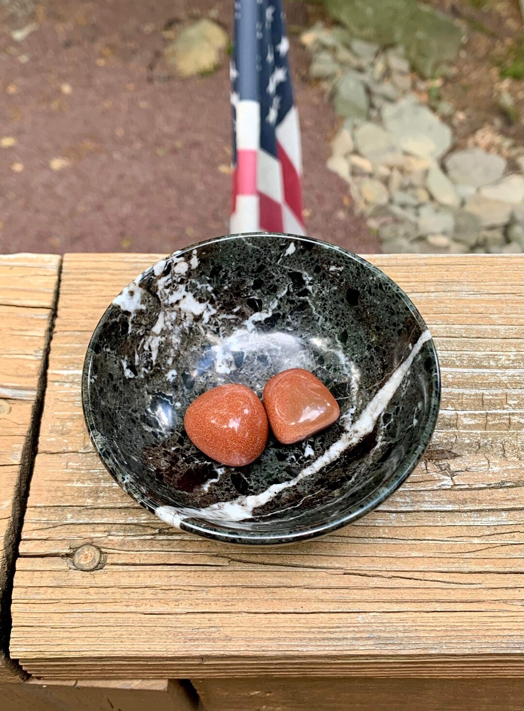Red/ Brown Goldstone Tumbled Crystal, Tumbled Goldstone, Goldstone ...