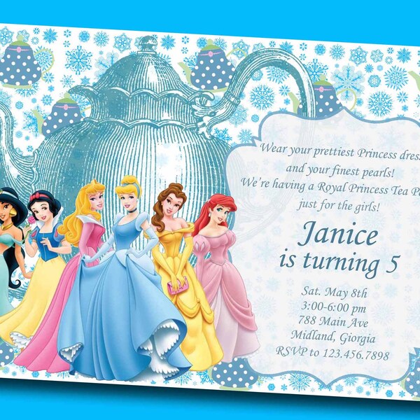 Frozen Tea Party - Etsy