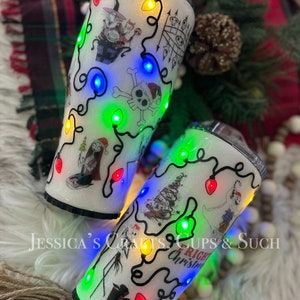 Nightmare B. Xmas Light-up Tumbler - Etsy