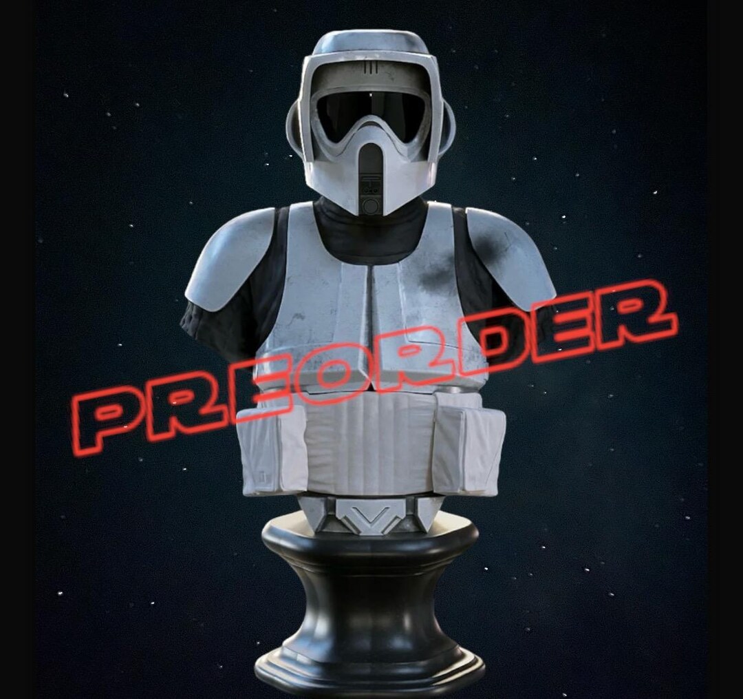 PREORDER Imperial Scout Trooper Bust - Etsy