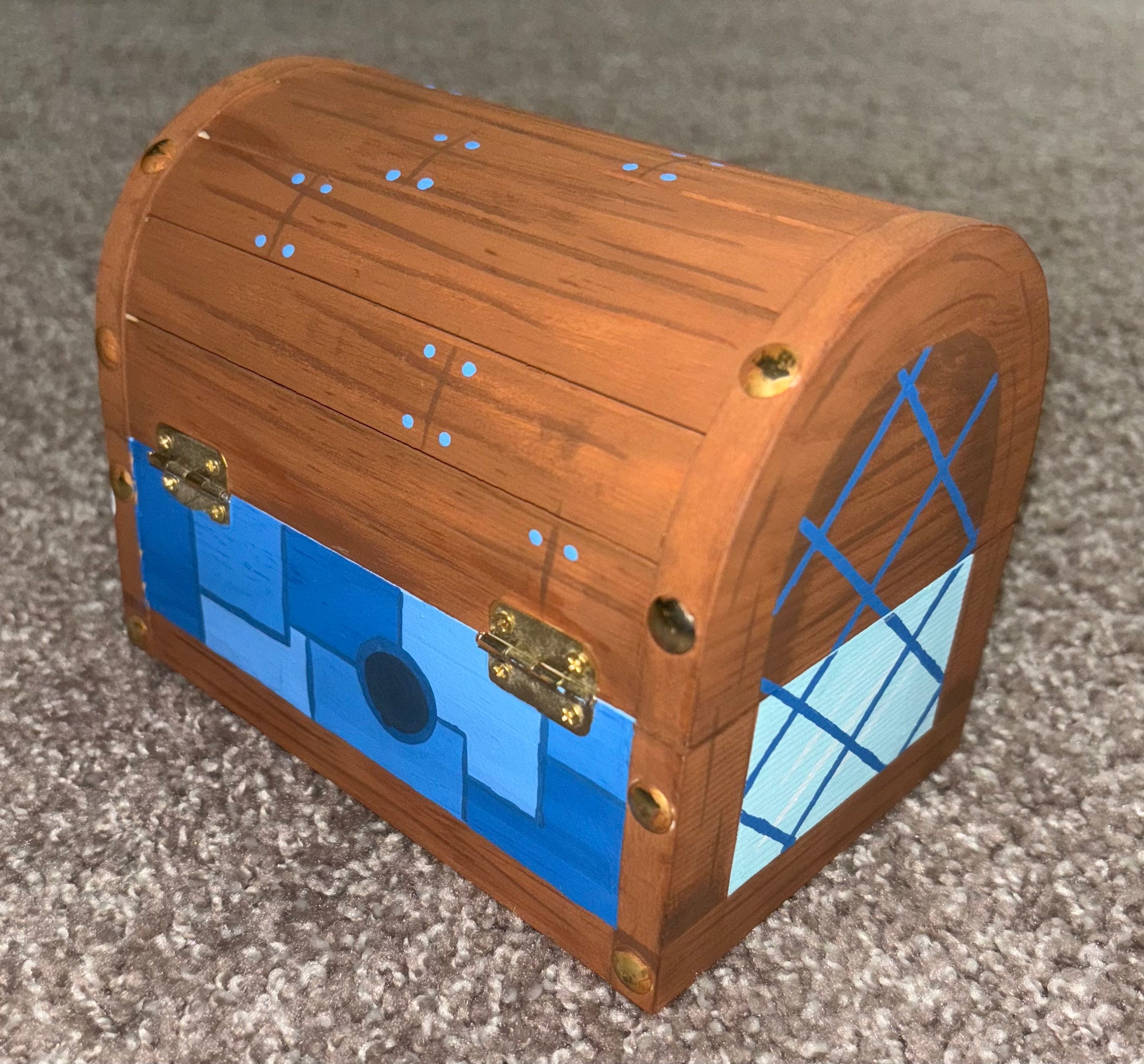 Hand Painted Krusty Krab Wooden Chest | Spongebob Squarepants Gift - Etsy
