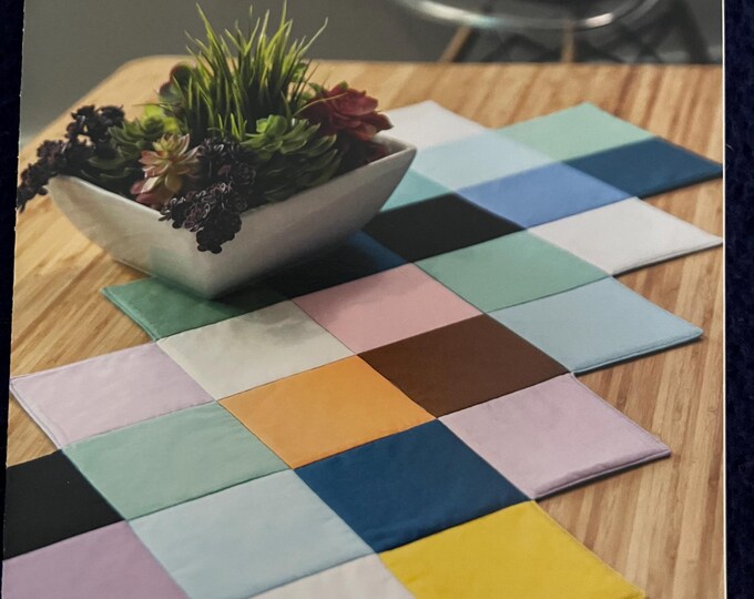 Zig Zag Table Runner Paper Pattern - Etsy