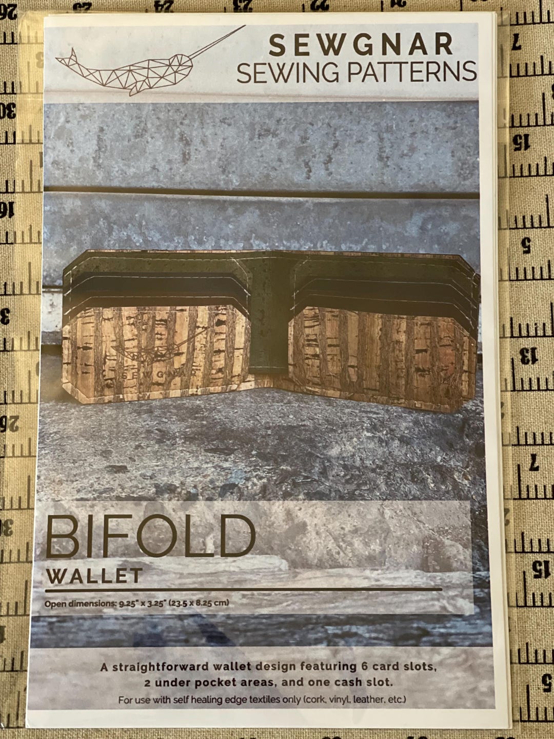 Bifold Wallet Paper Pattern From Sewgnar - Etsy