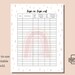 Sign-in Sheets Printable Childcare Sign in Sheet Attendance Sheet Drop ...