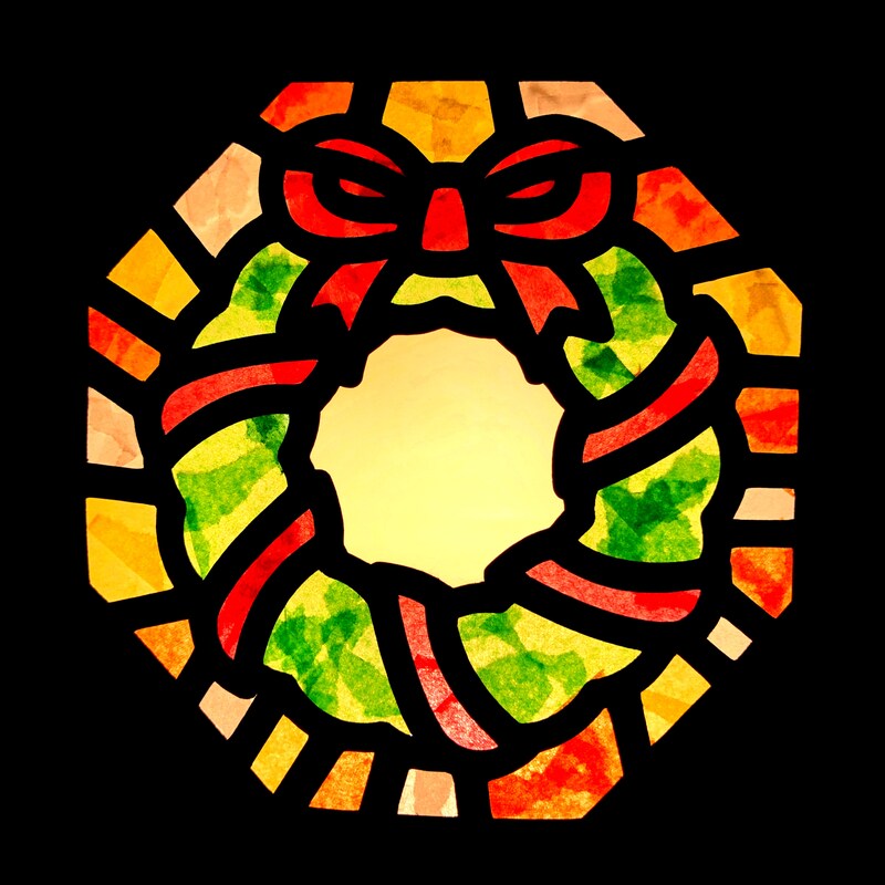 Christmas Suncatcher - Etsy