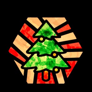 Christmas Paper Suncatchers Templates Christmas Tissue Paper Stained ...