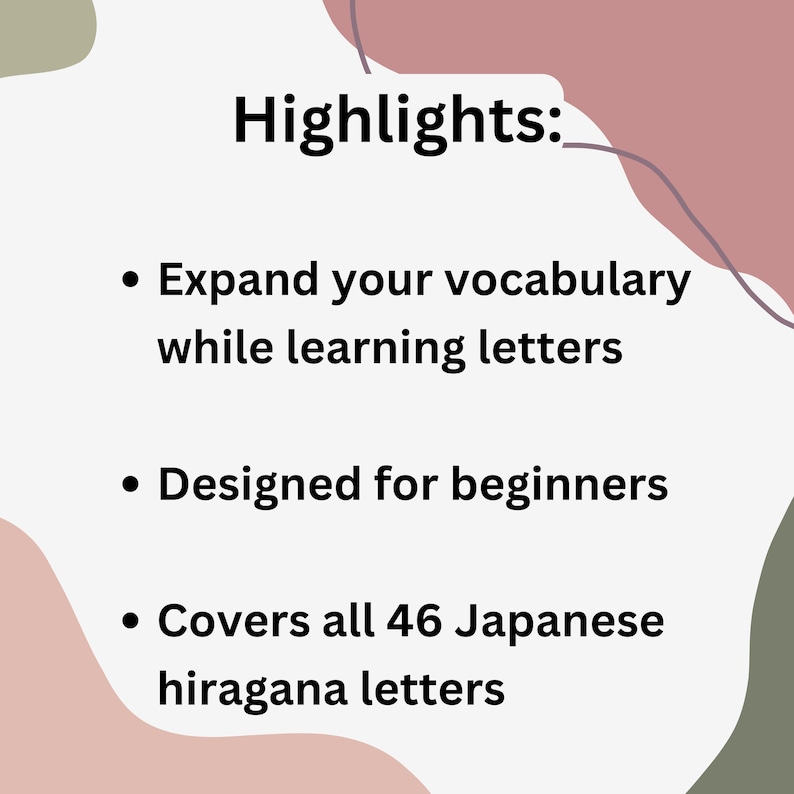 Japanese Hiragana Fun Worksheets Easy Words Writing Worksheets for Kids ...