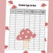 Student Sign in Sheet Template, Mushroom Themed, Attendance Tracking ...