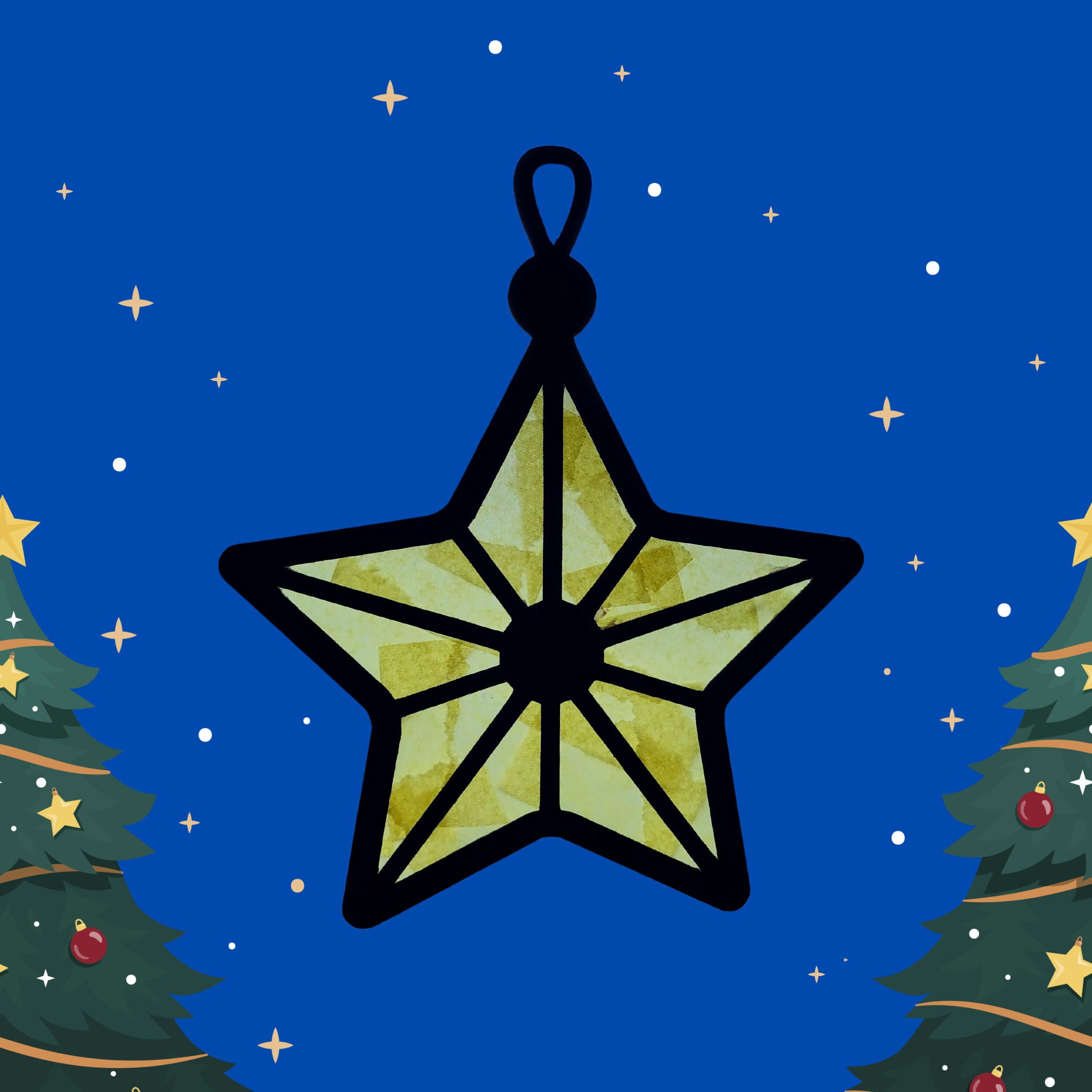 Christmas Paper Suncatchers Templates Christmas Paper Stained Glass Kid ...