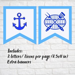 Happy Father's Day Banner Garland Bunting Printable Party Decoration ...