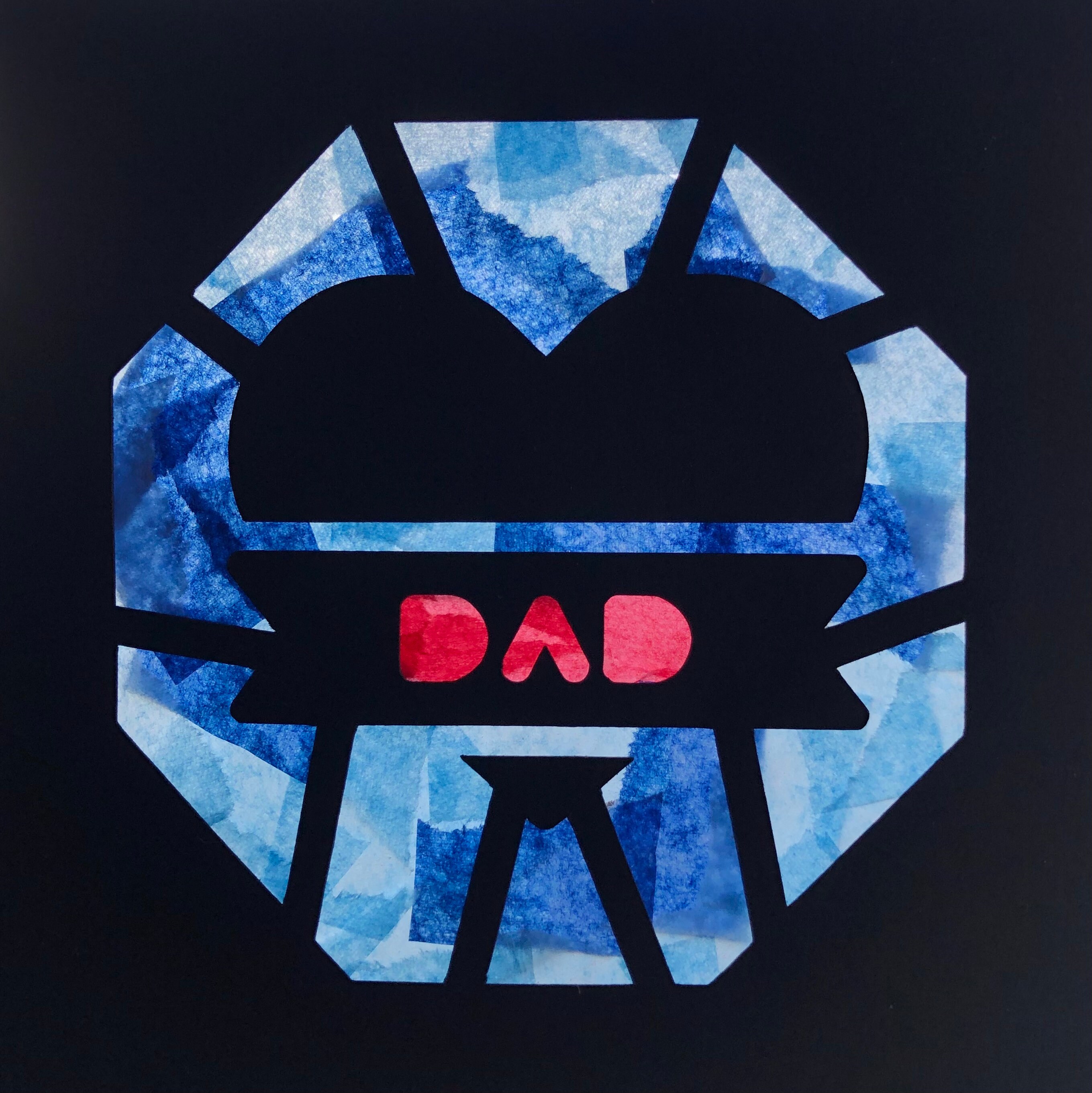 Happy Father's Day Suncatcher Templates Best Dad Ever Kid's Paper ...