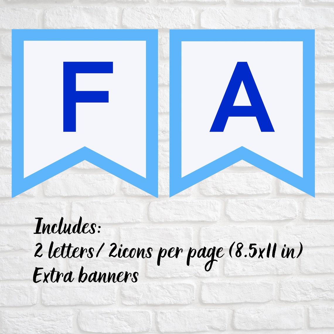 Happy Father's Day Banner Garland Bunting Printable Party Decoration ...