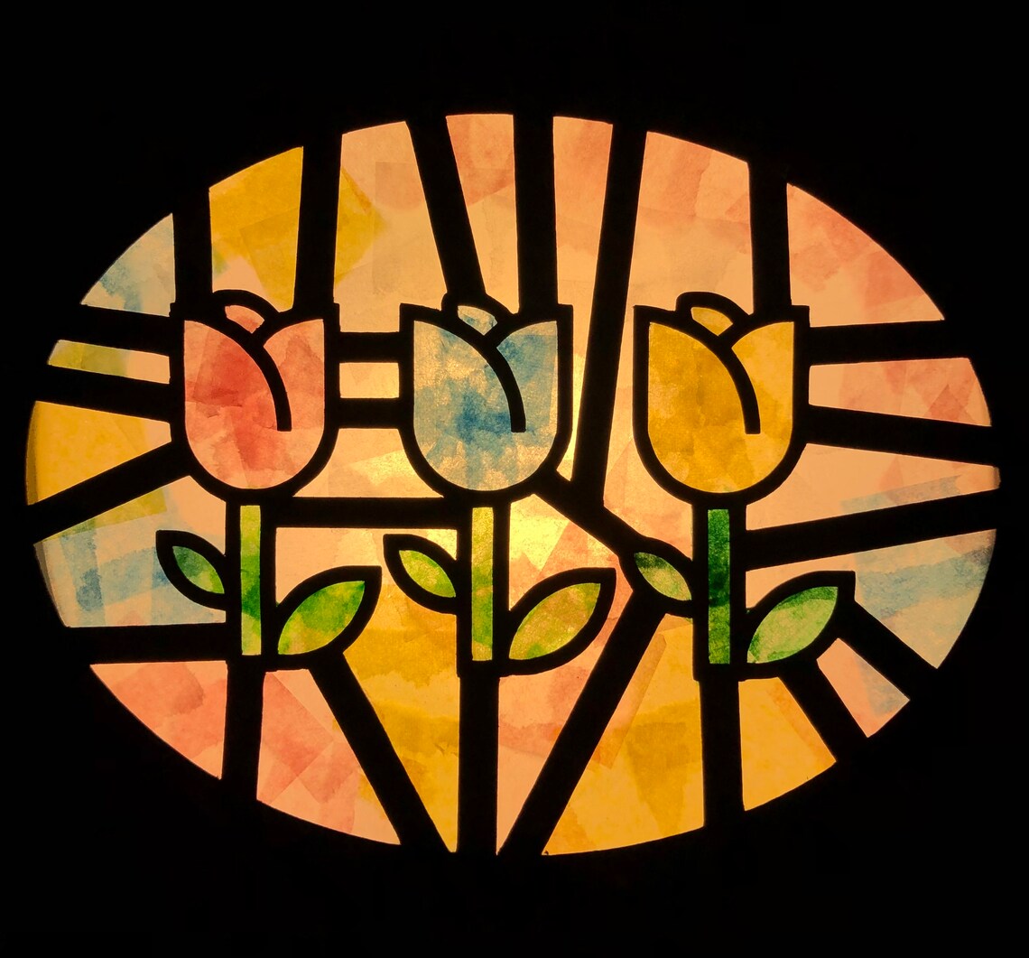 Paper Suncatcher Templates for Paper Stained Glass Senior Activities ...