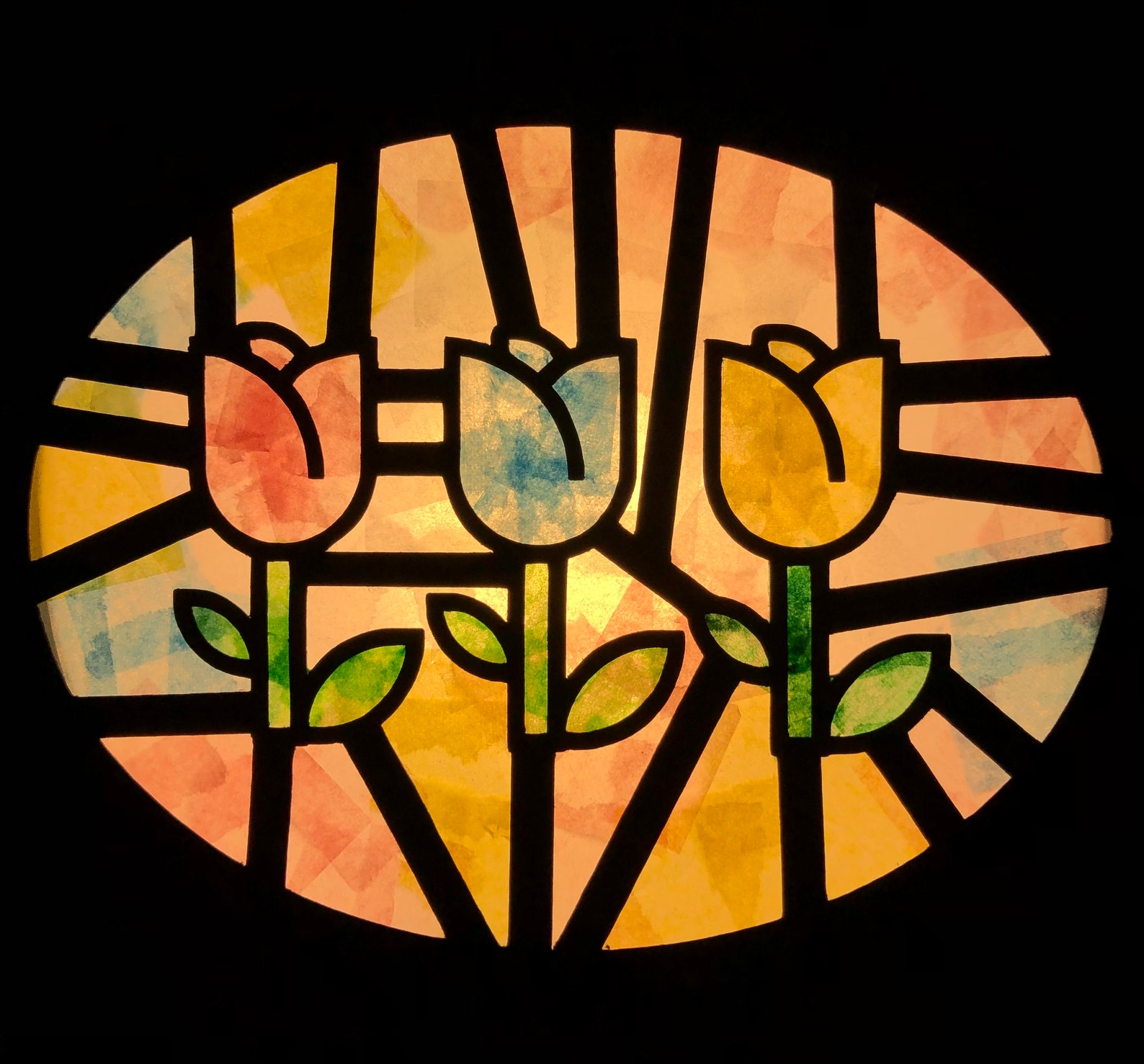 Paper Suncatcher Templates for Paper Stained Glass Senior Activities ...