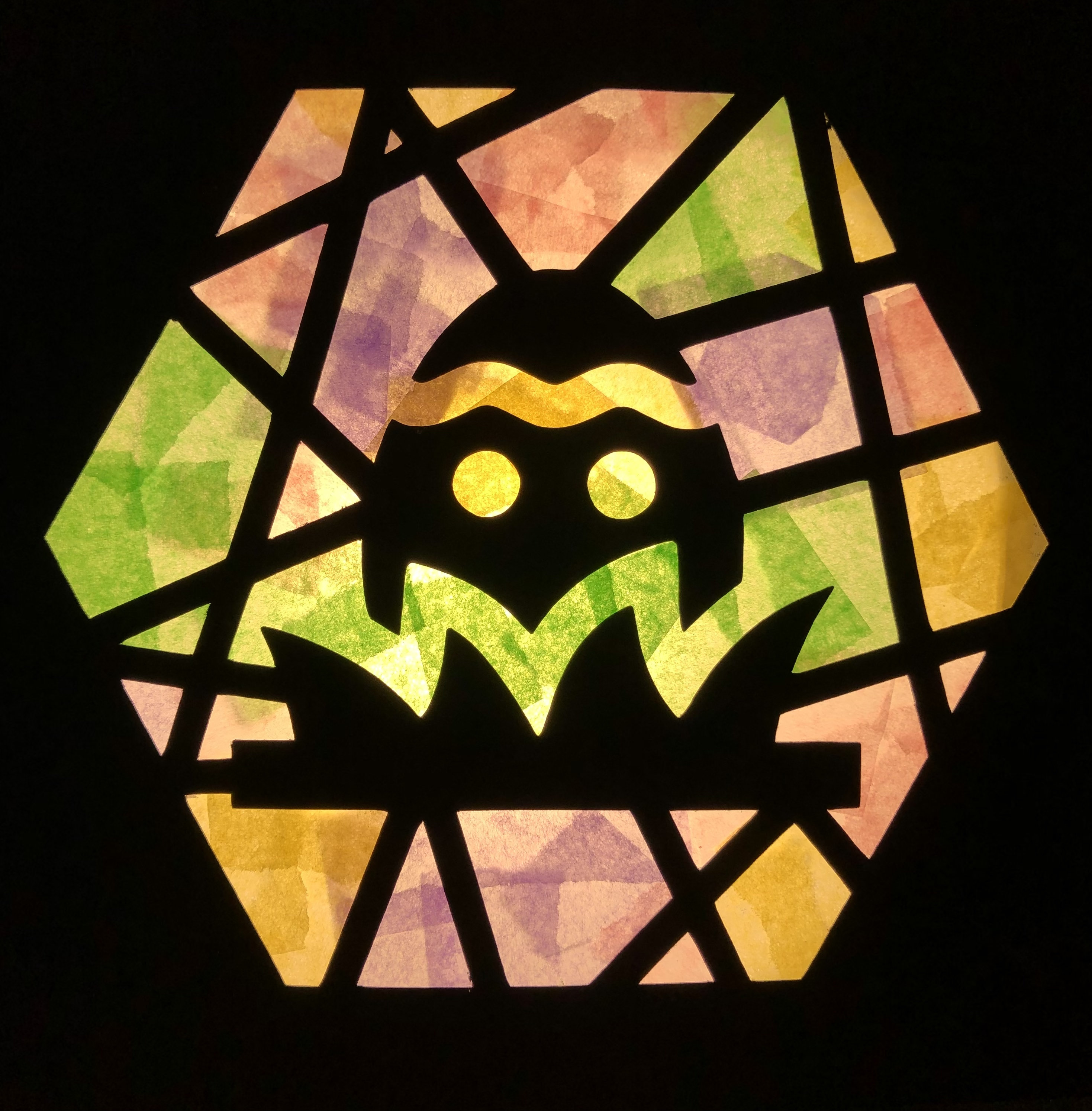 Easter Crafts | Tissue Paper Stained Glass| Paper Suncatchers ...