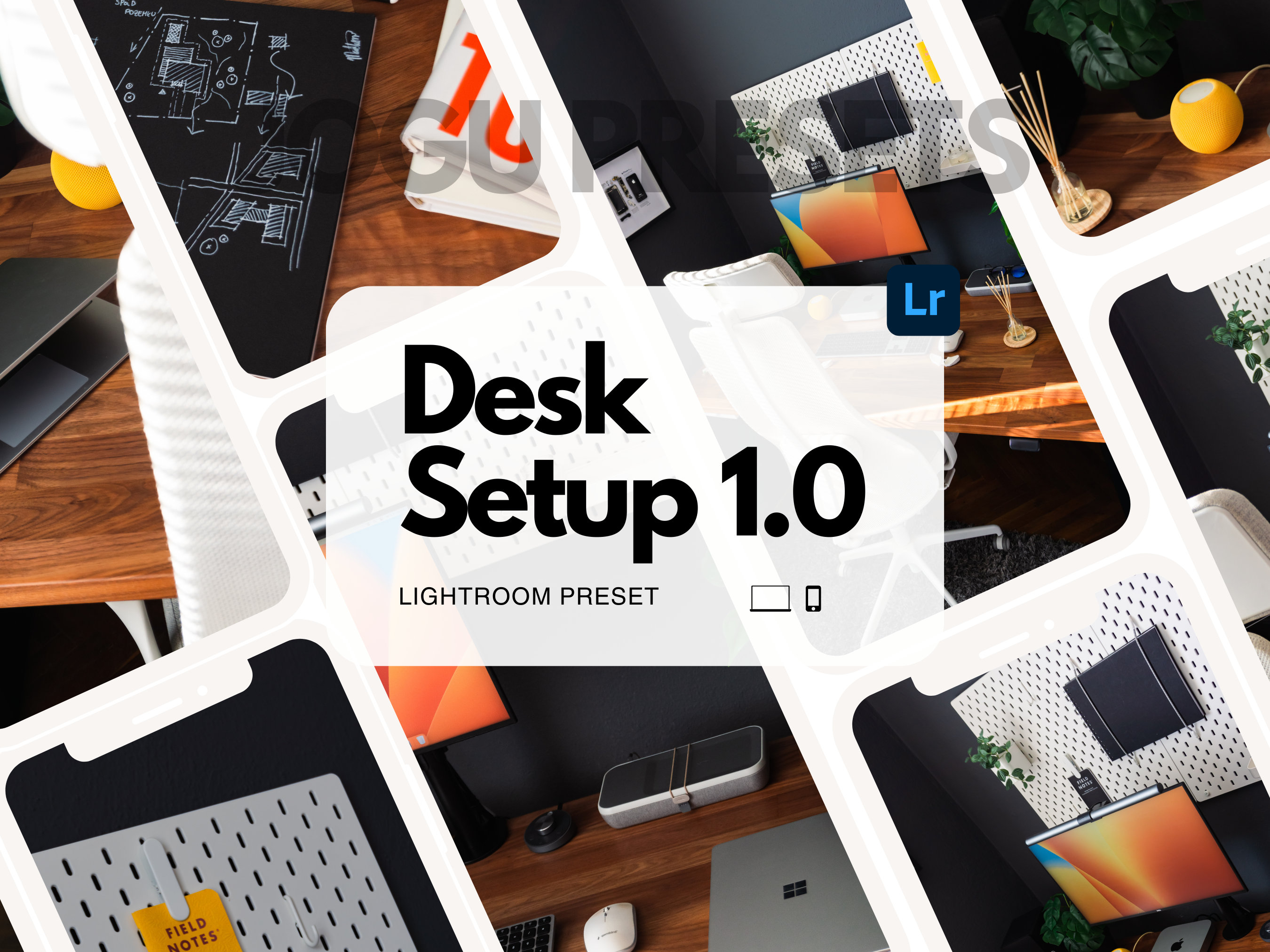 DESK SETUP 1.0 - Lightroom Preset, Interior, Workstation, Workspace ...
